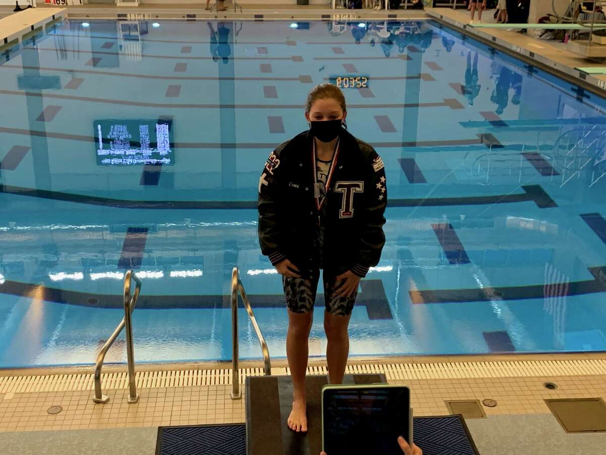 Katy Taylor girls win third straight regional swimming title