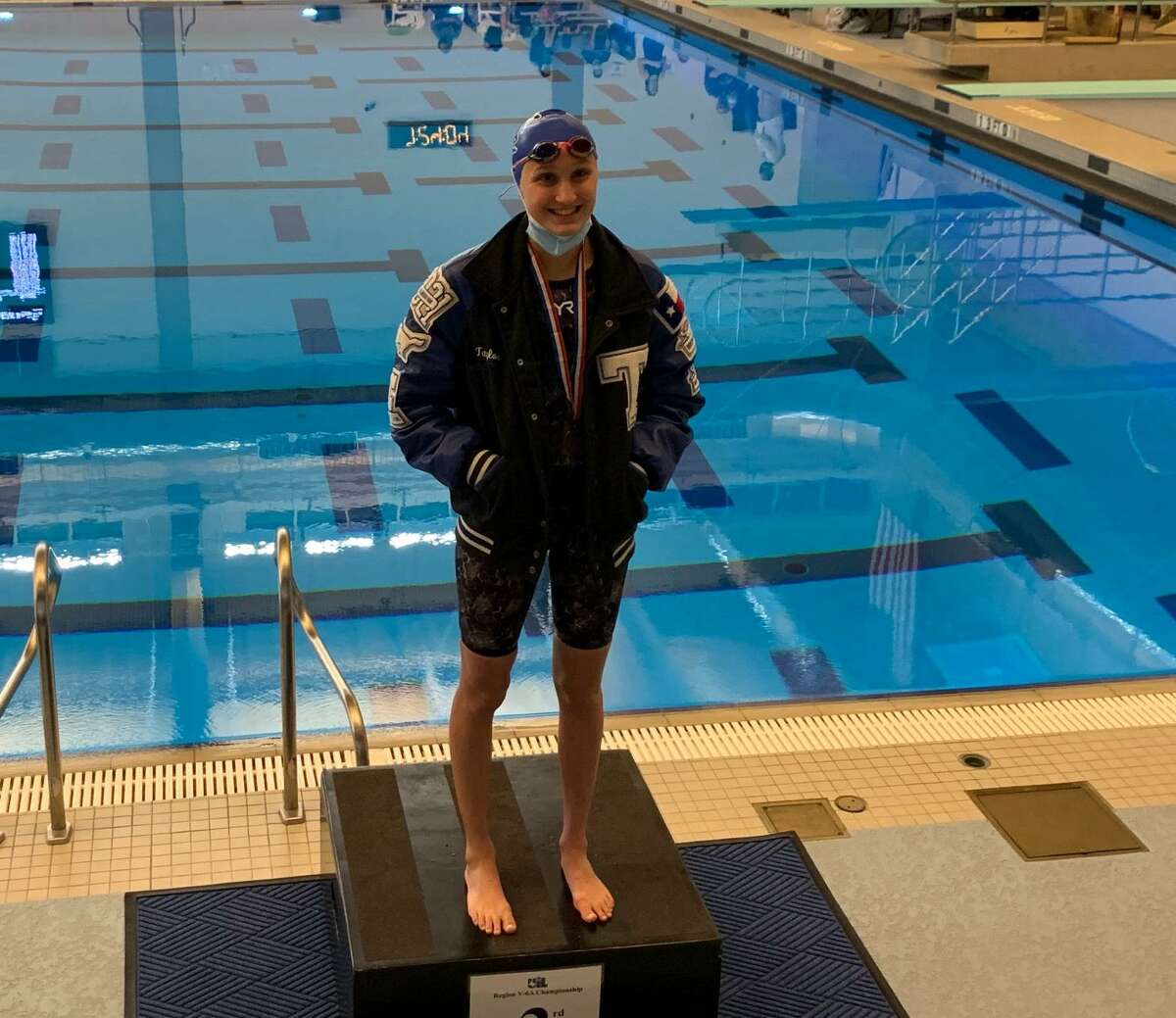 Katy Taylor girls win third straight regional swimming title