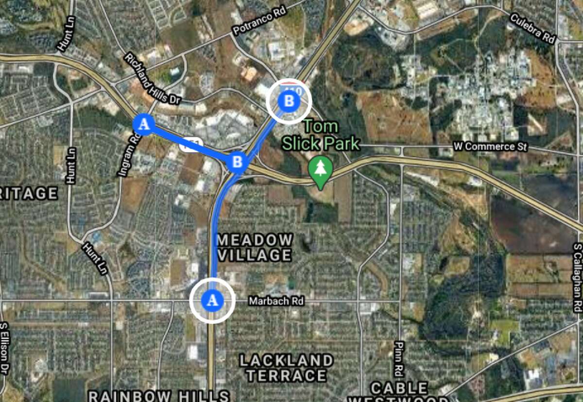 Nightly closures for Loop 410 and 151 area in San Antonio