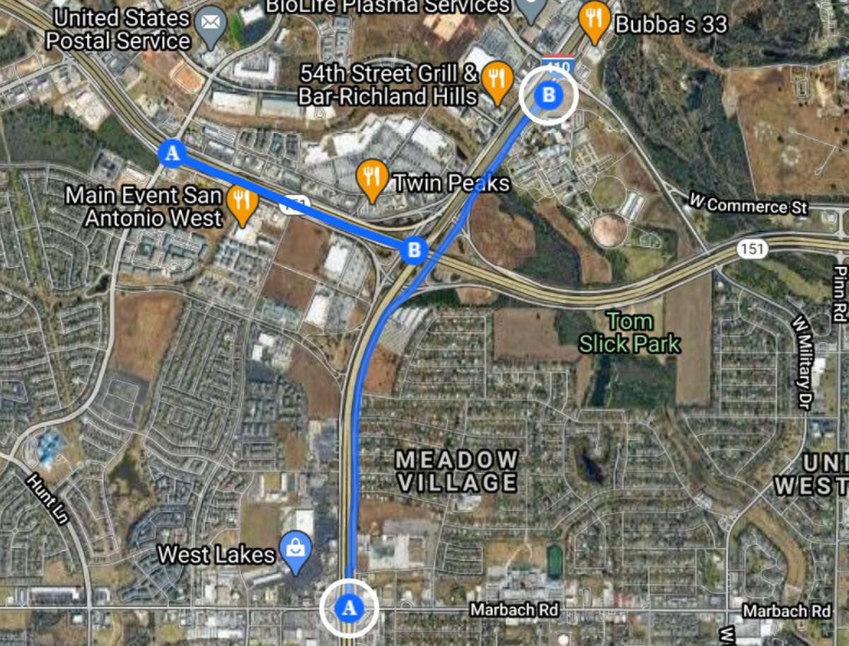 Nightly closures for Loop 410 and 151 area in San Antonio