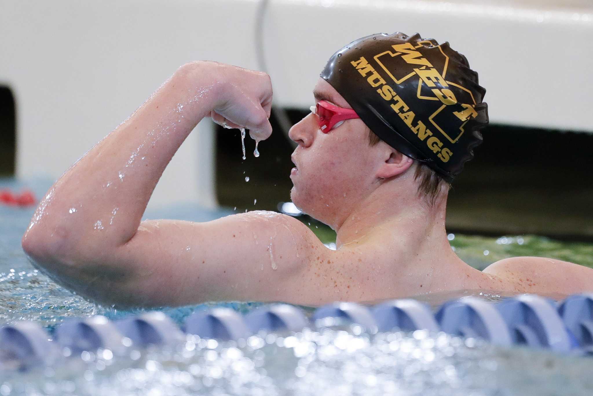 SWIMMING AND DIVING: Locals qualify for state at Region VI-5A boys meet