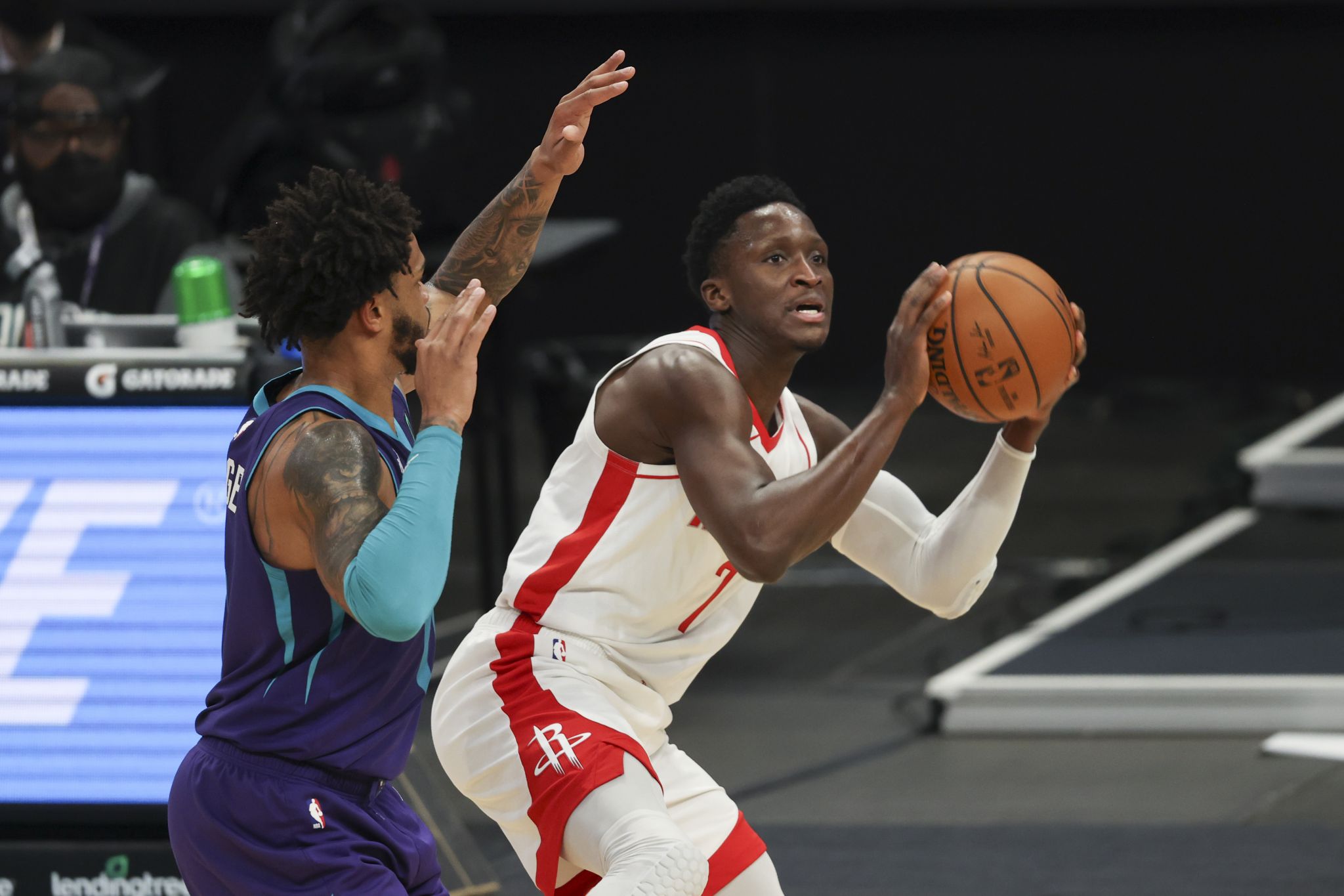 Rockets guard Victor Oladipo moves close to return Rockets guard Victor Oladipo moves close to return