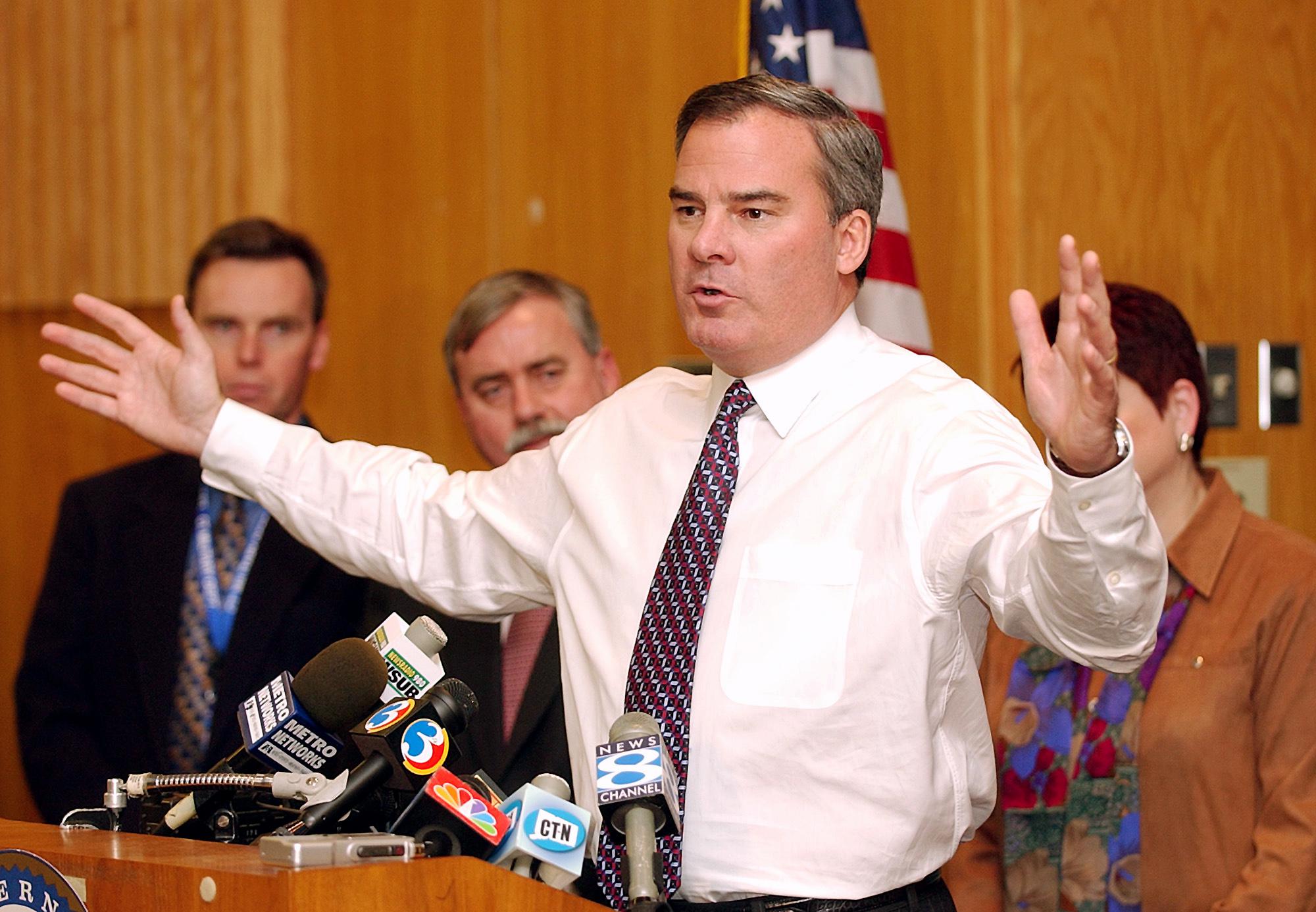 What's behind President Trump's pardon of John Rowland?