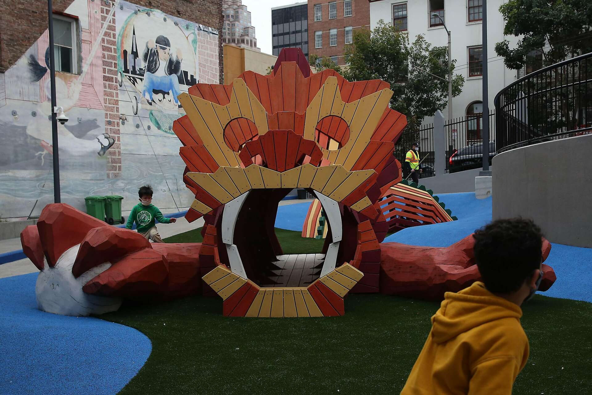 Dragon breathes new life into S.F. Chinatown playground after $15 ...