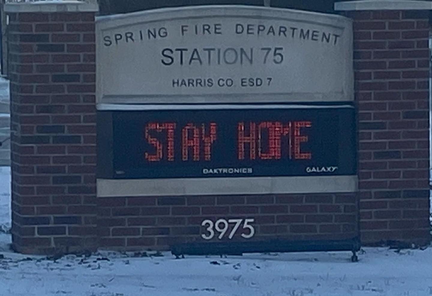 Spring Fire Department sees spike in calls, offers winter storm safety tips