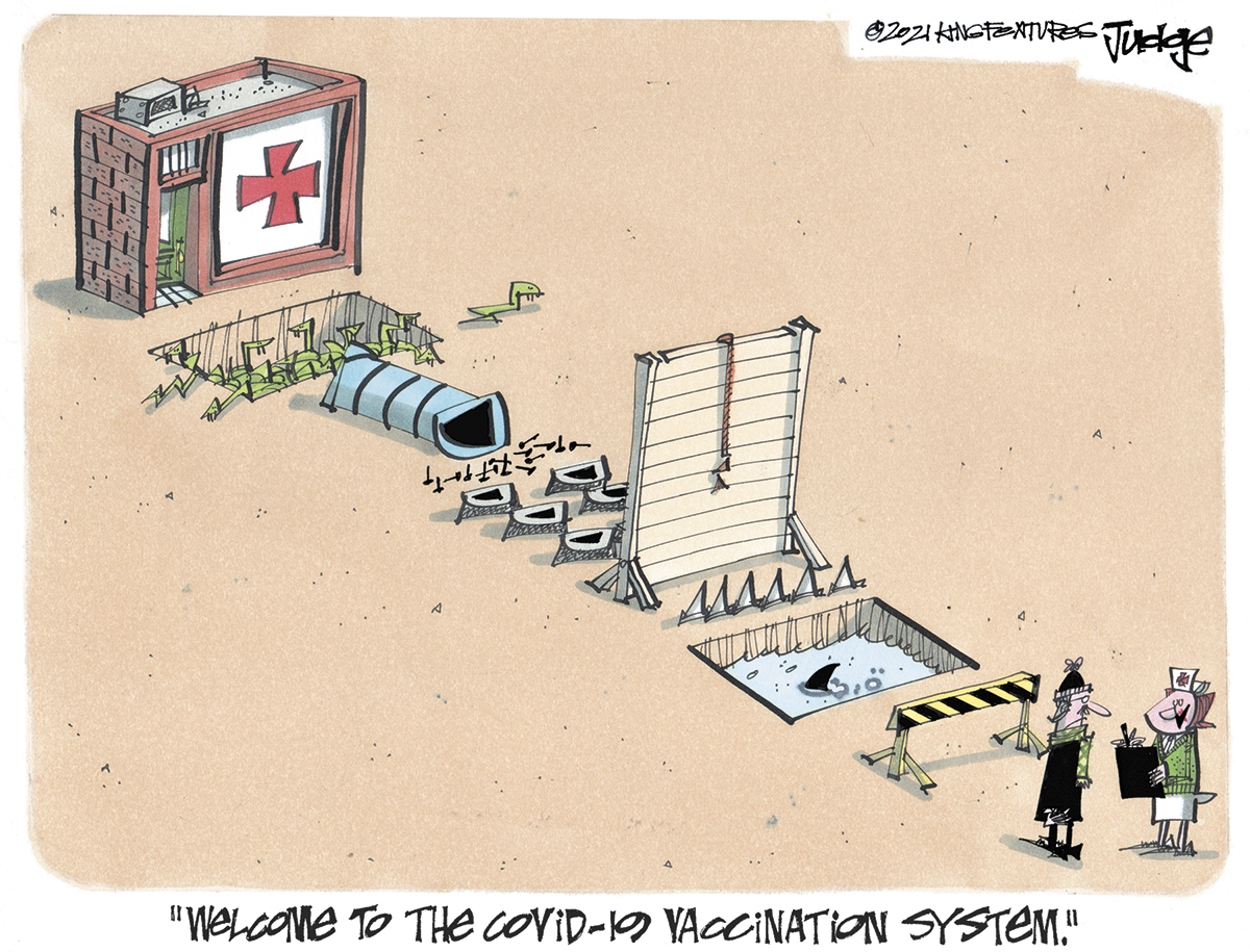 Editorial cartoons from the San Antonio Express-News