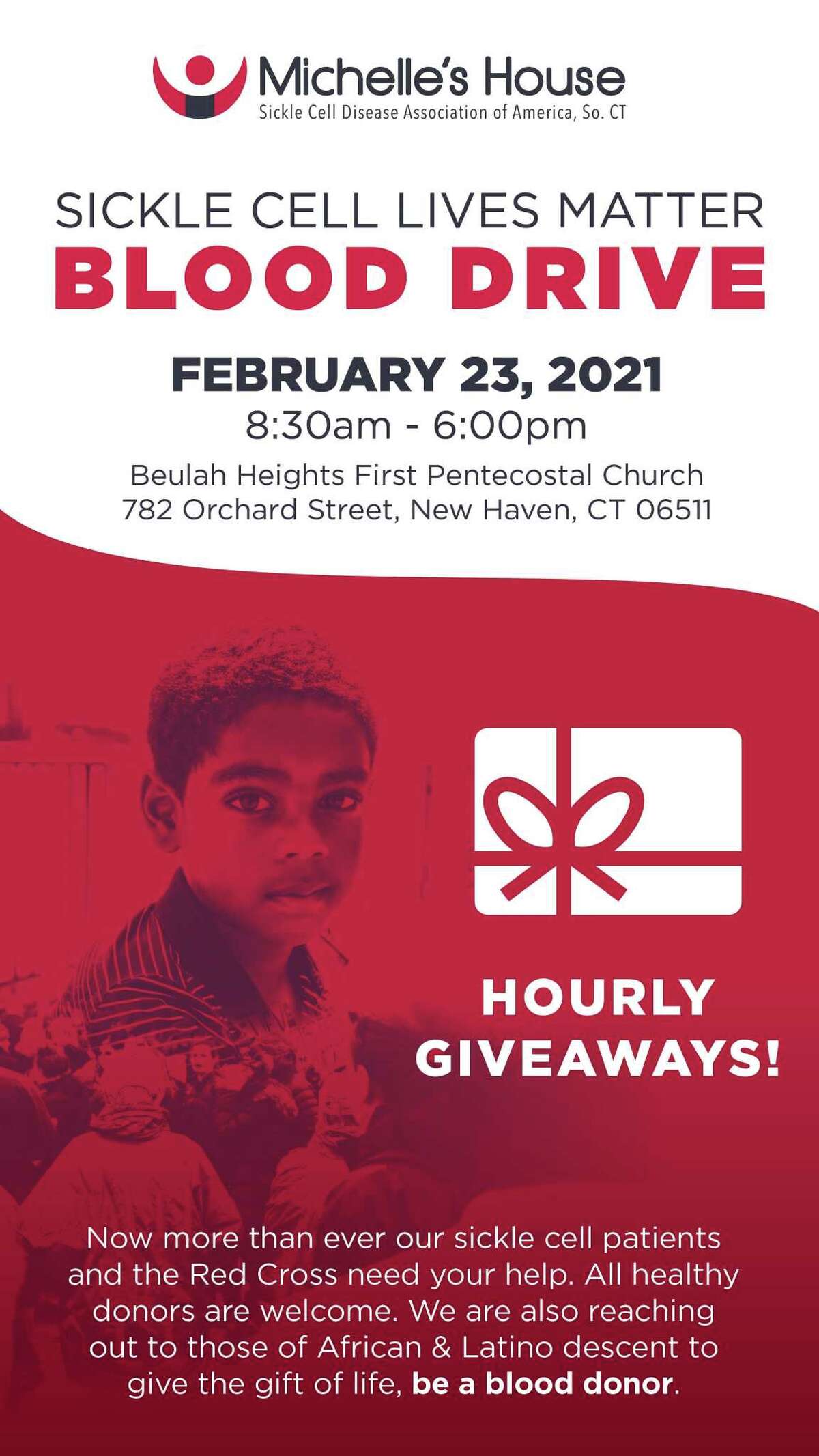 Sickle Cell Disease Association blood drive to be held in New Haven