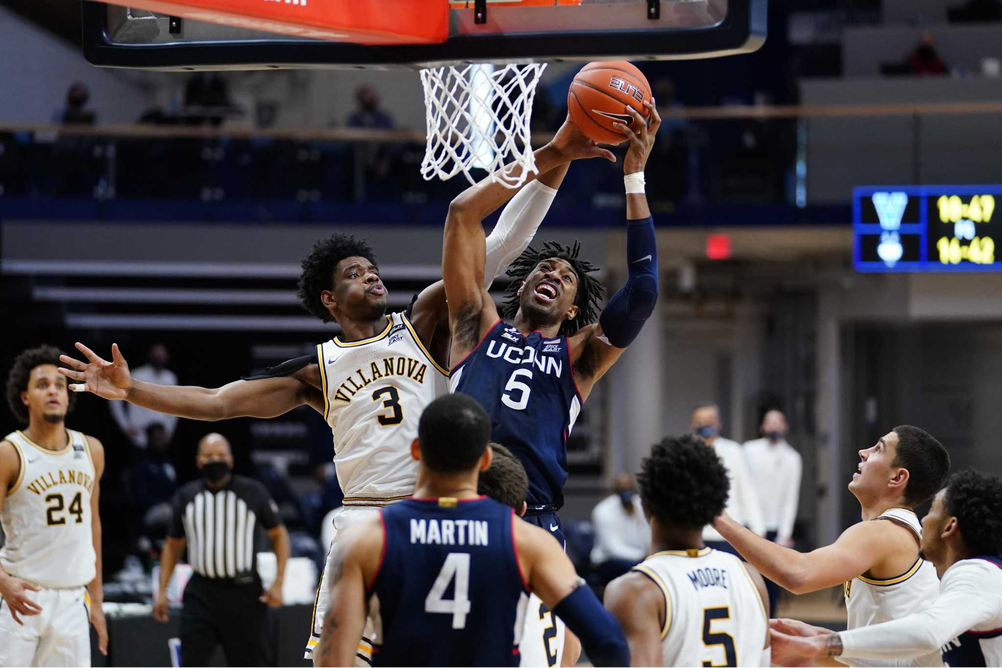 UConn’s Isaiah Whaley named Big East co-Defensive Player of Year, Tyler ...