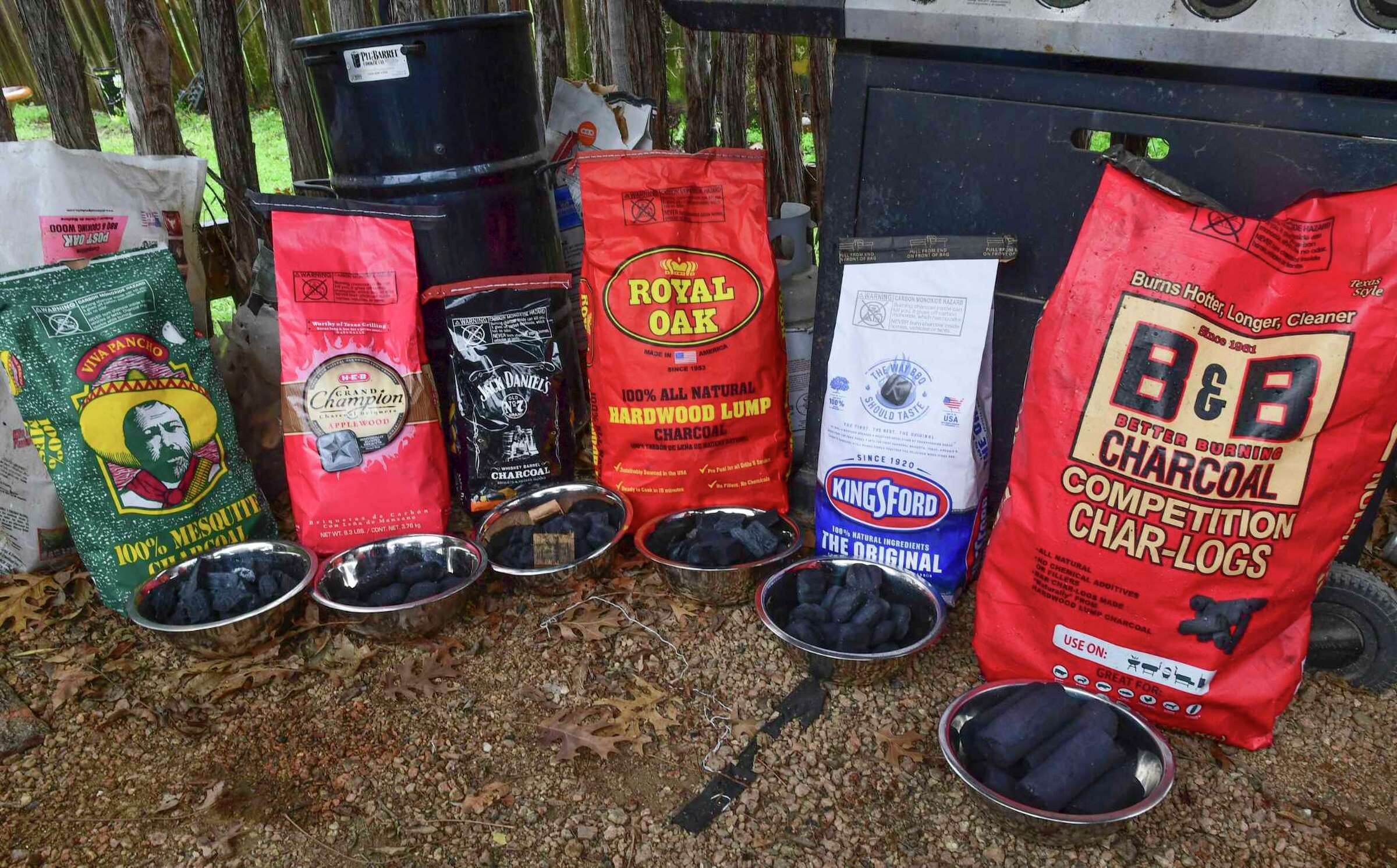 We test 6 charcoal brands to see which is the best: H-E-B, Kingsford ...