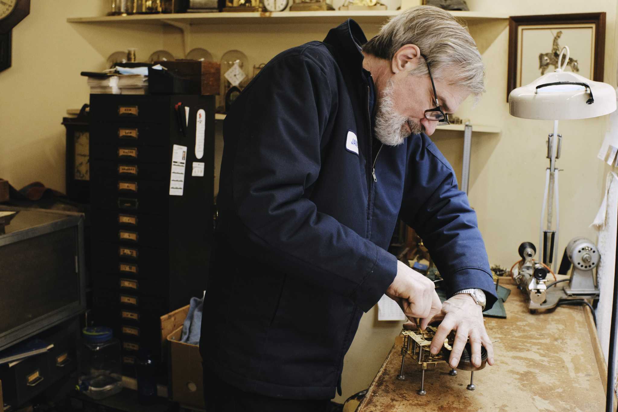 Just what makes this clock repairman tick?