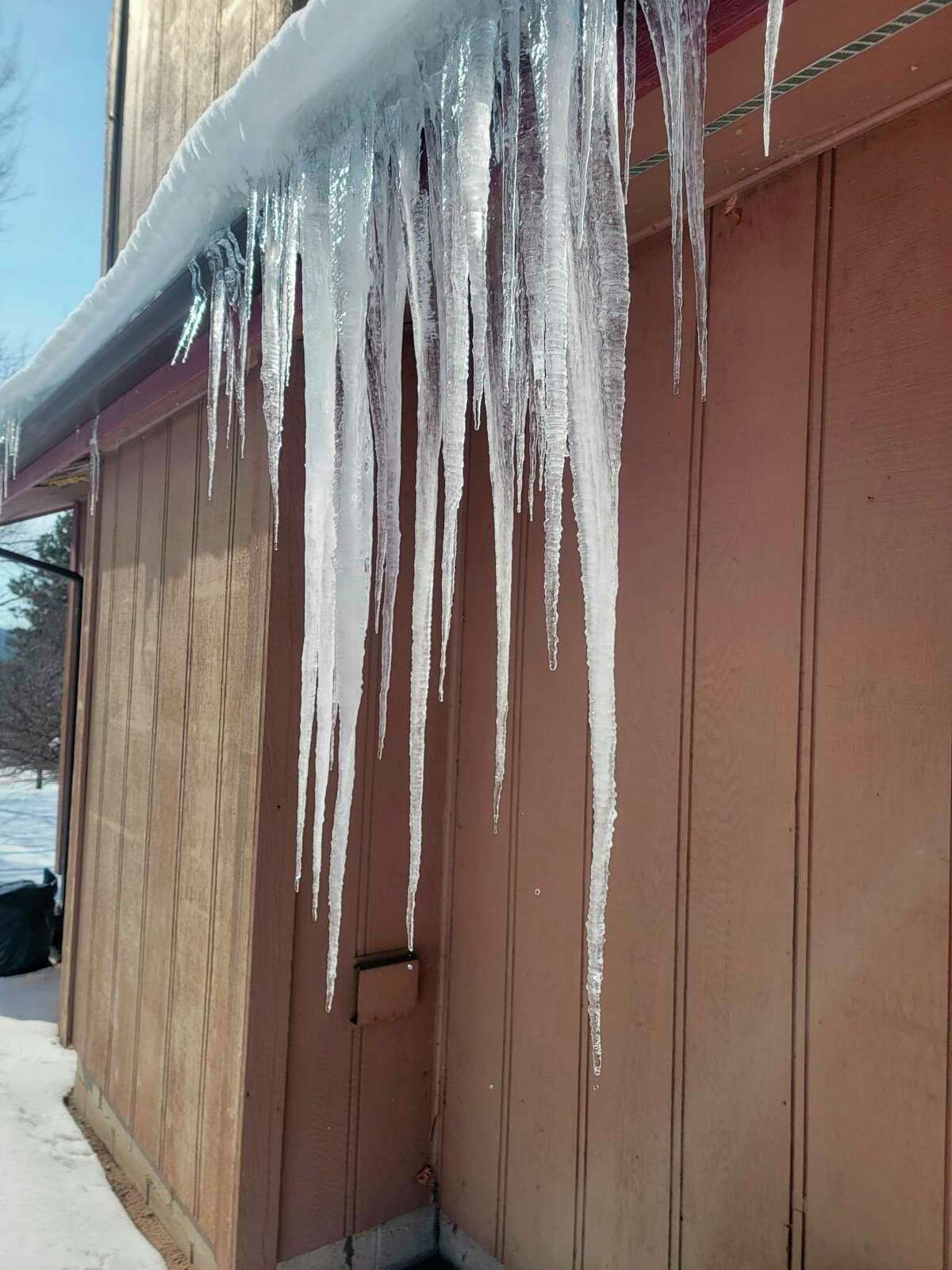 Ice dams can damage roofs