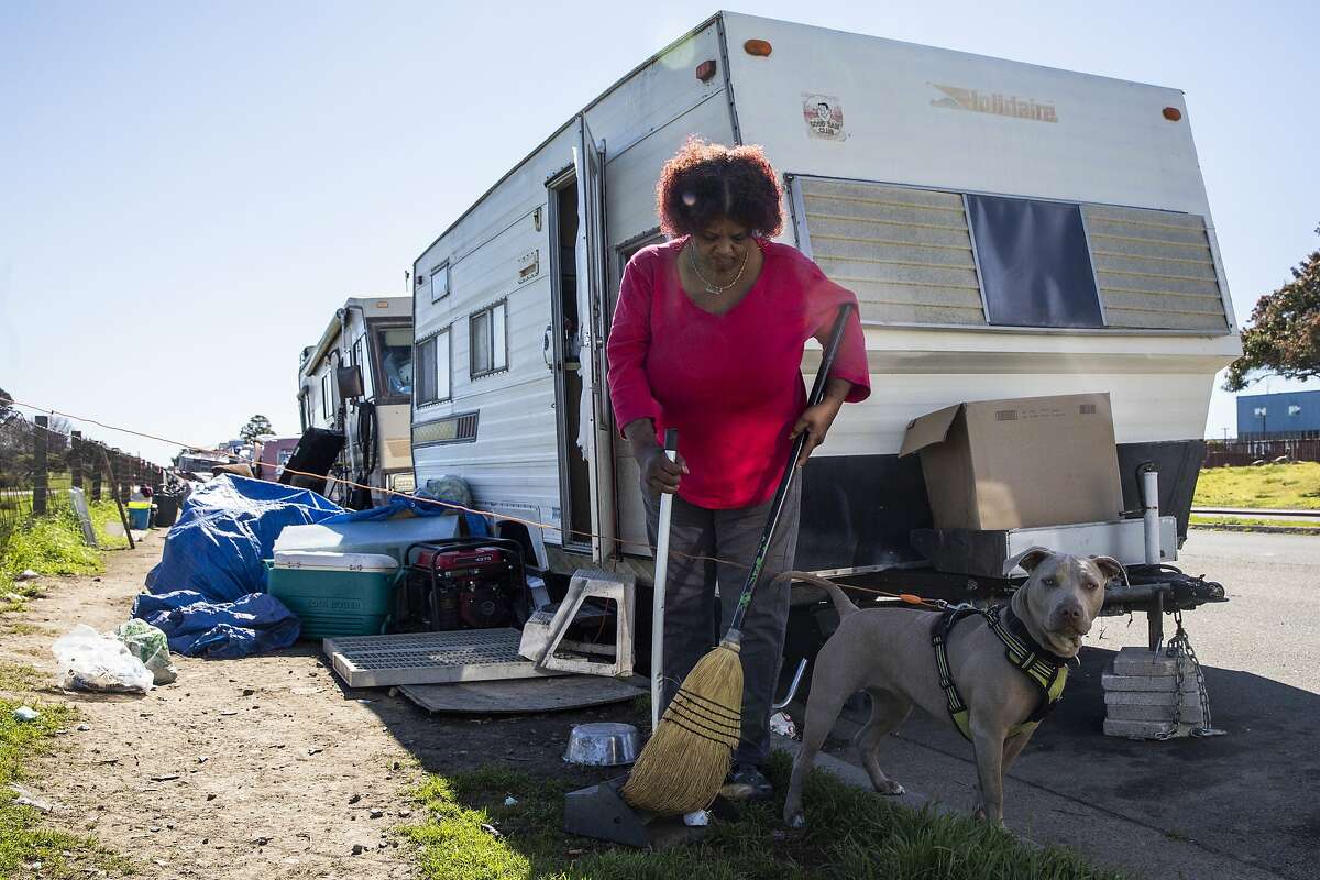 East Bay city backs off plan to open big homeless RV parking program ...