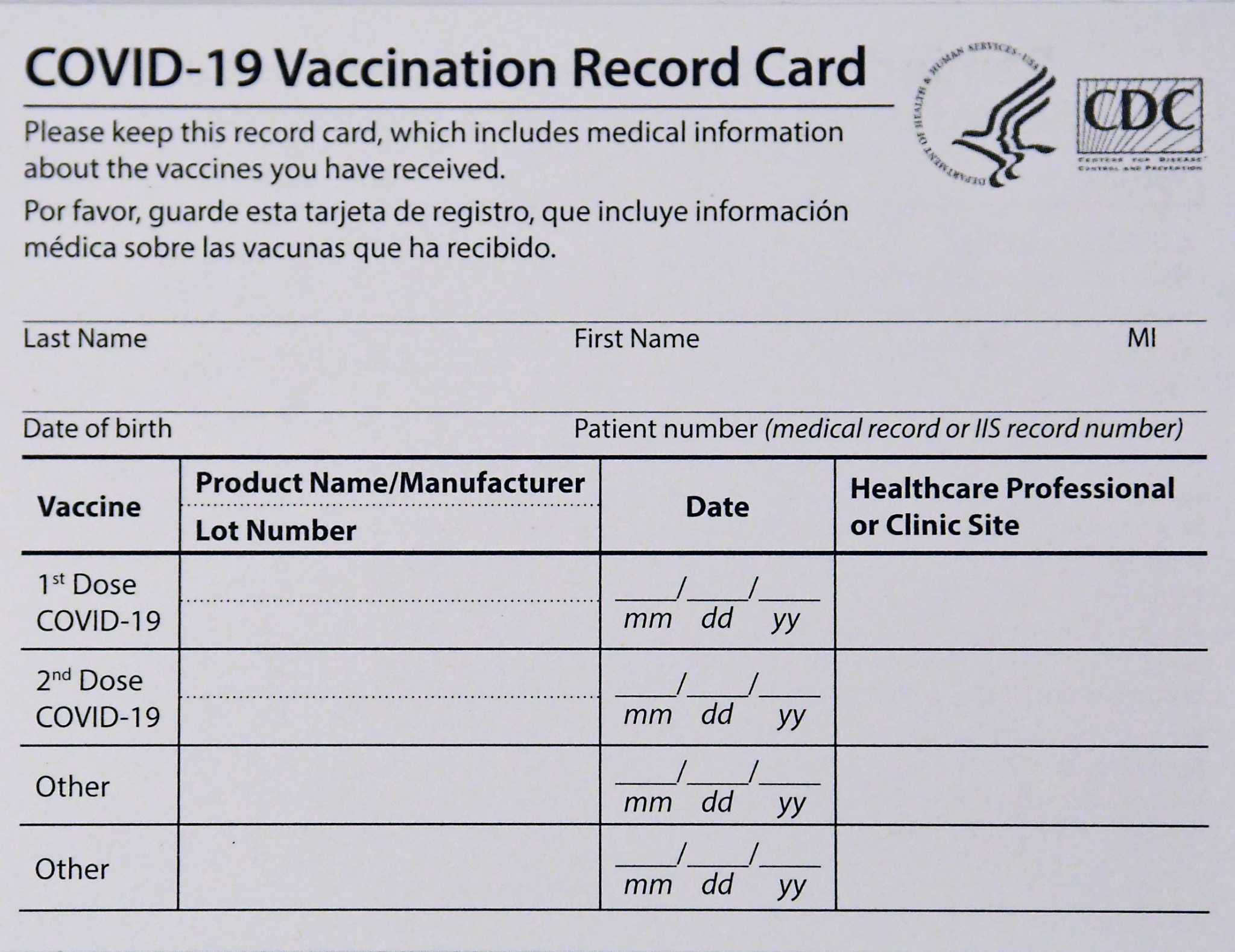 Fake COVID Cards Were Allegedly Distributed On Facebook