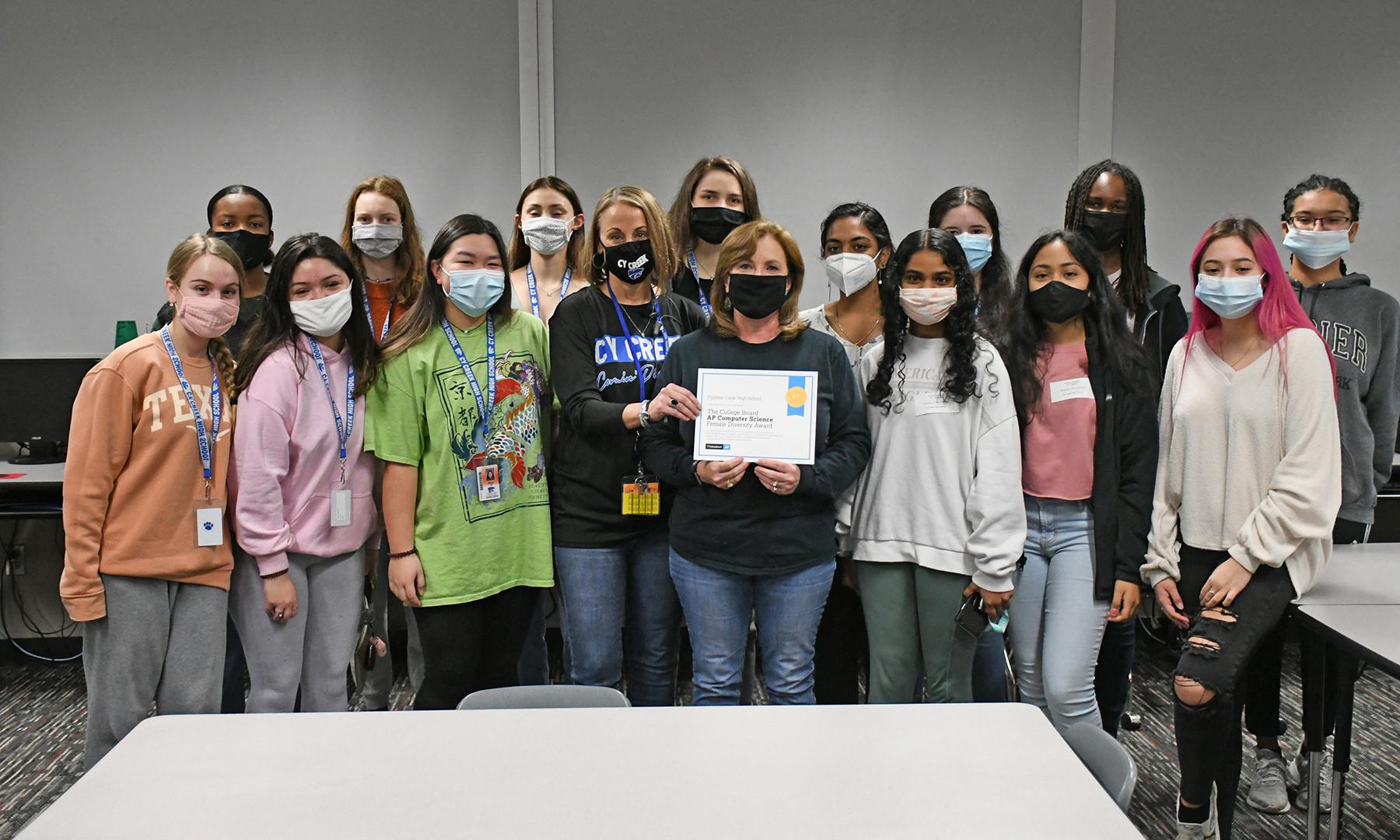 Cy-Fair school notebook: School wins computer science diversity award