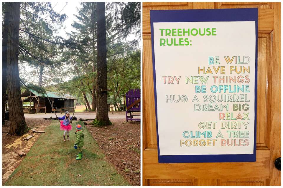 A family adventure to a tree house resort along the Northern California ...