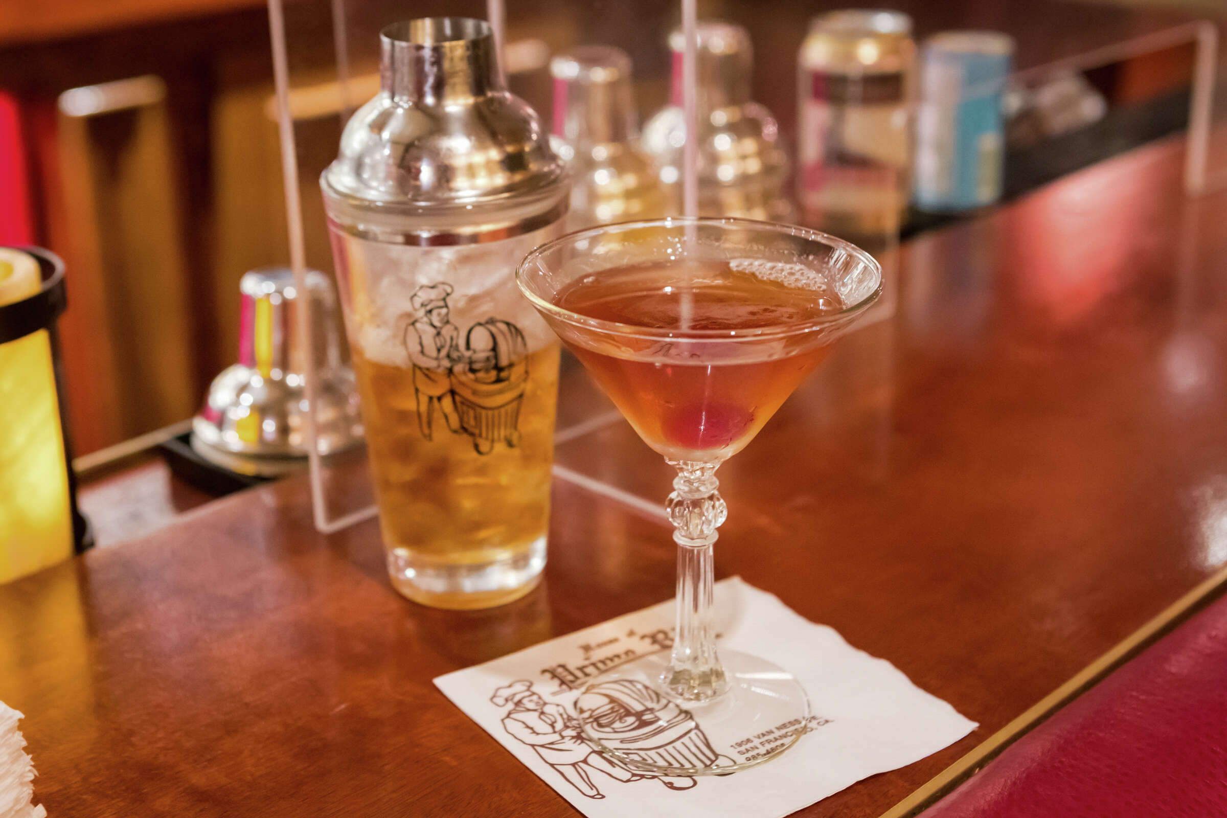 House of Prime Rib's best dining room is a converted wine cellar