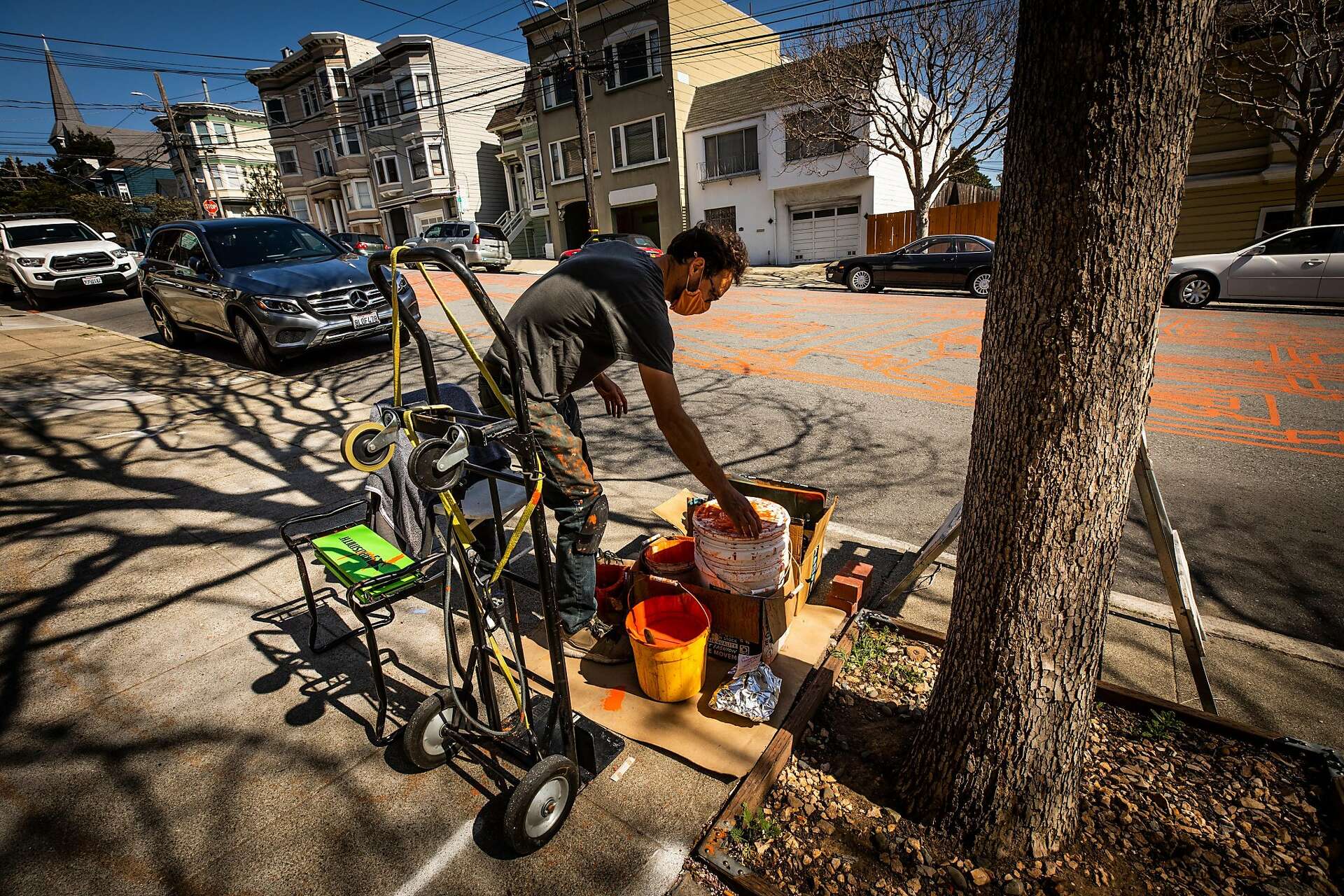 San Francisco has a new Slow Street mural. Watch it come to life in ...