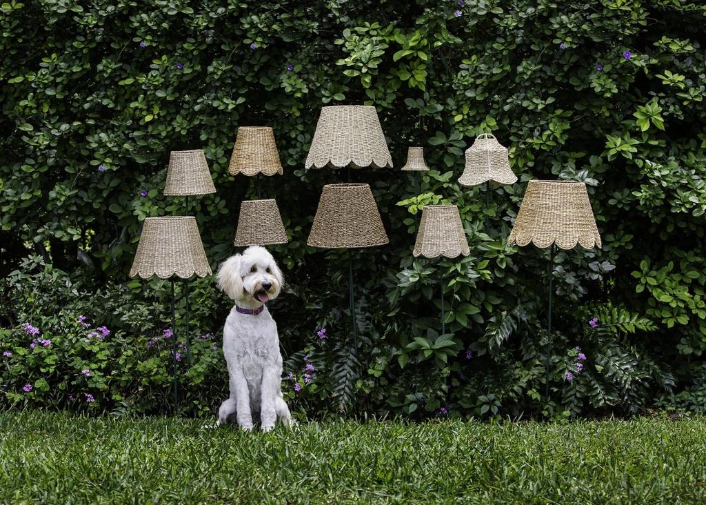 Fiber lampshades add a little nature to your room