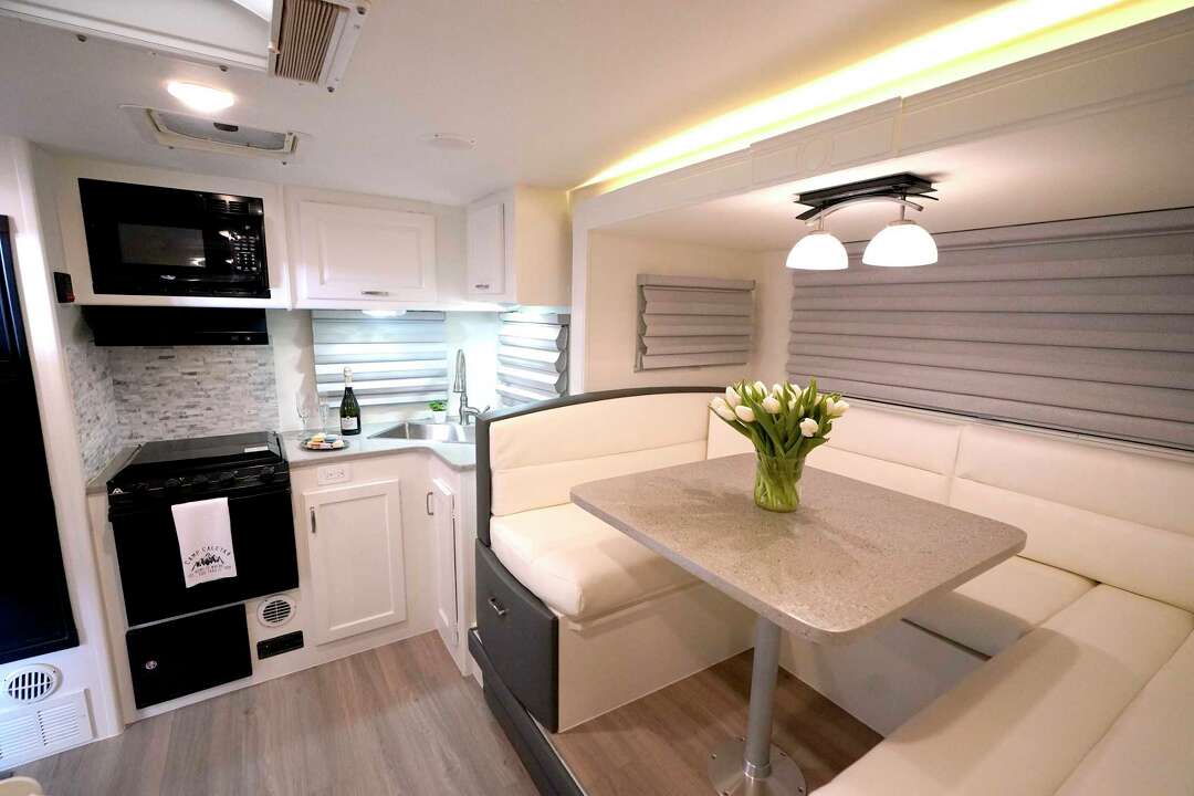 Woodlands couple’s remodeled RV proves perfect vehicle for pandemic travel