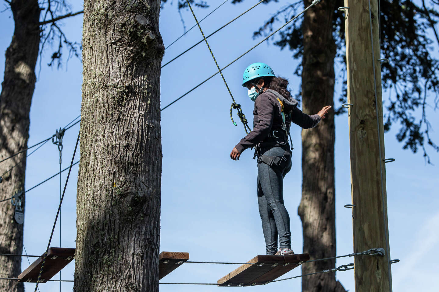 I tried San Francisco’s new ropes course in McLaren Park. And I have a ...
