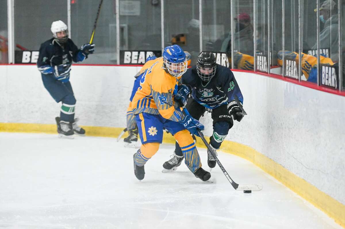Midland High School vs. Lapeer High School hockey - March 10, 2021
