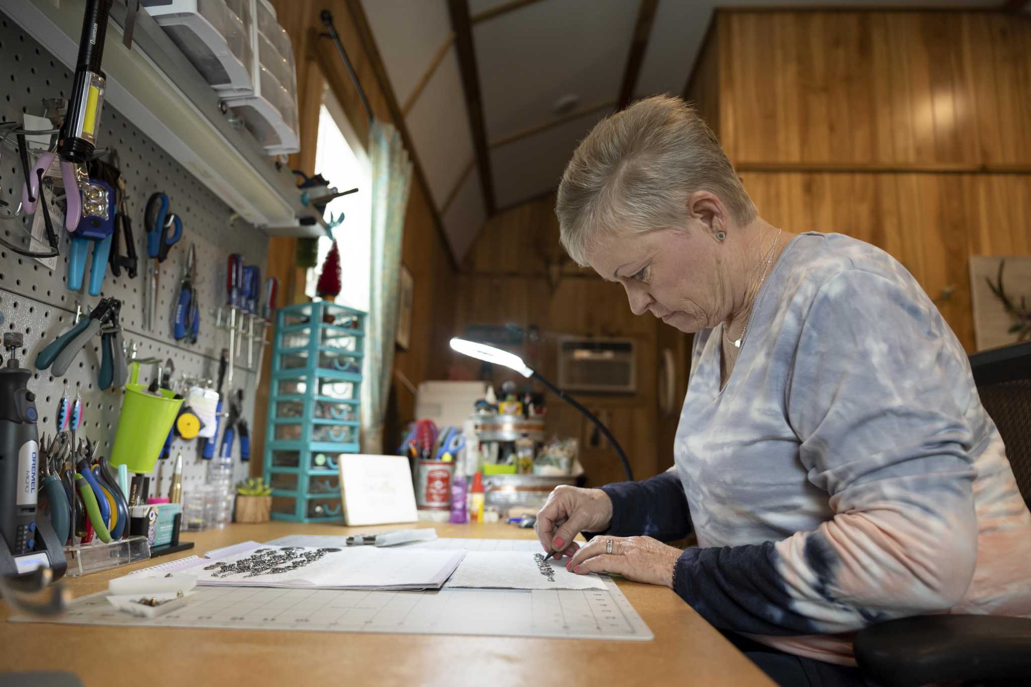 Willis artist crafts jewelry, gift items from used ammo