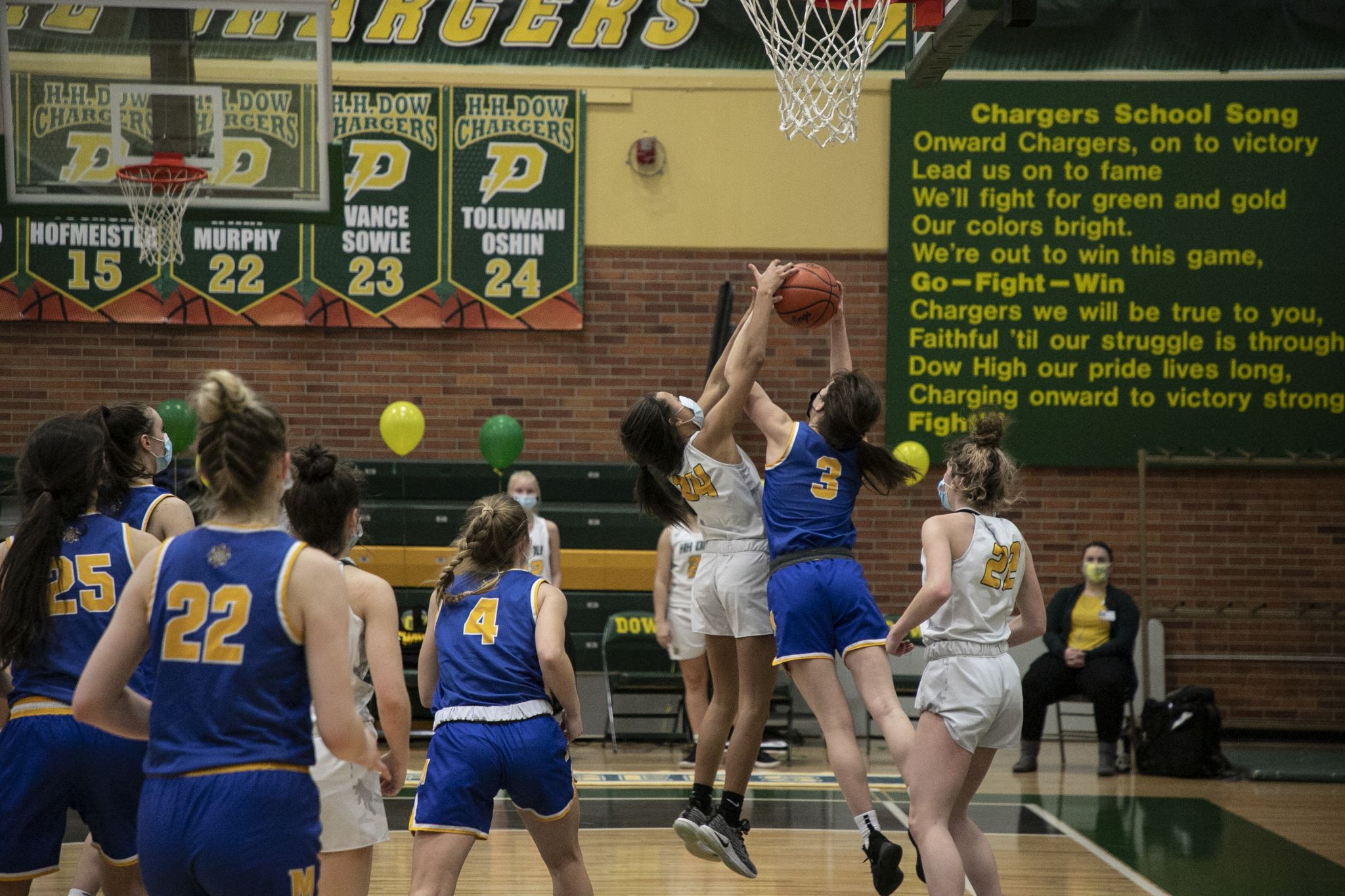 Midland High School vs. H. H. Dow High School girls' basketball