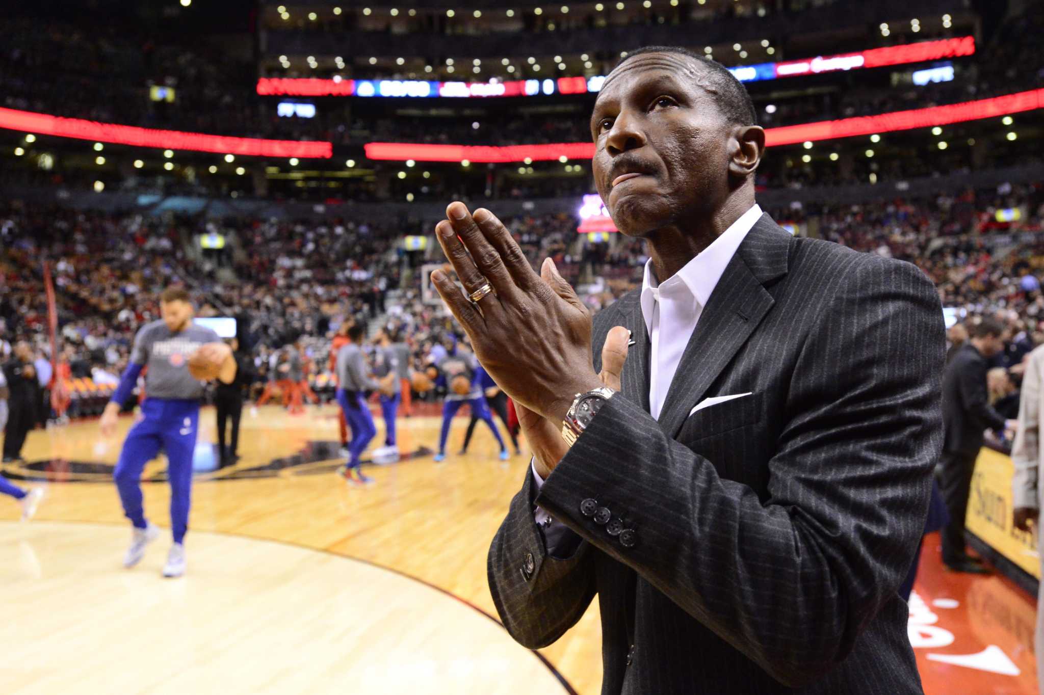 Pistons coach pays tribute to DeRozan’s late father