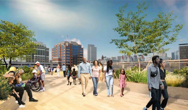 Construction of Albany's elevated Skyway park starts this month