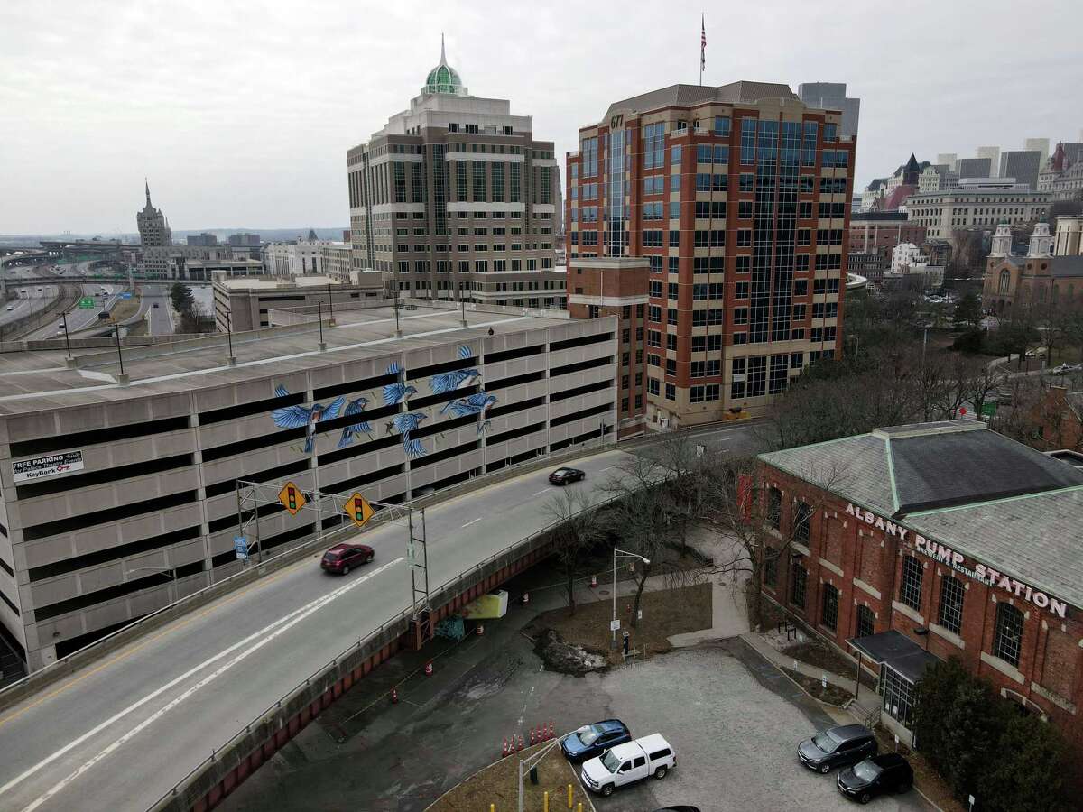 Construction of Albany's elevated Skyway park starts this month
