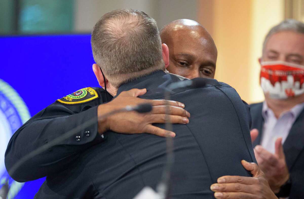 Houston Mayor Sylvester Turner announces Troy Finner as HPD’s new chief