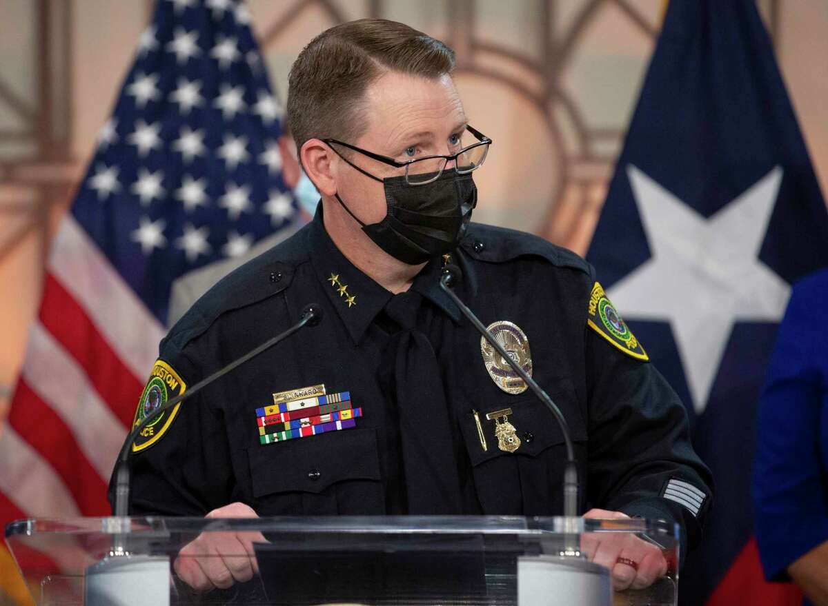 Houston Mayor Sylvester Turner announces Troy Finner as HPD’s new chief