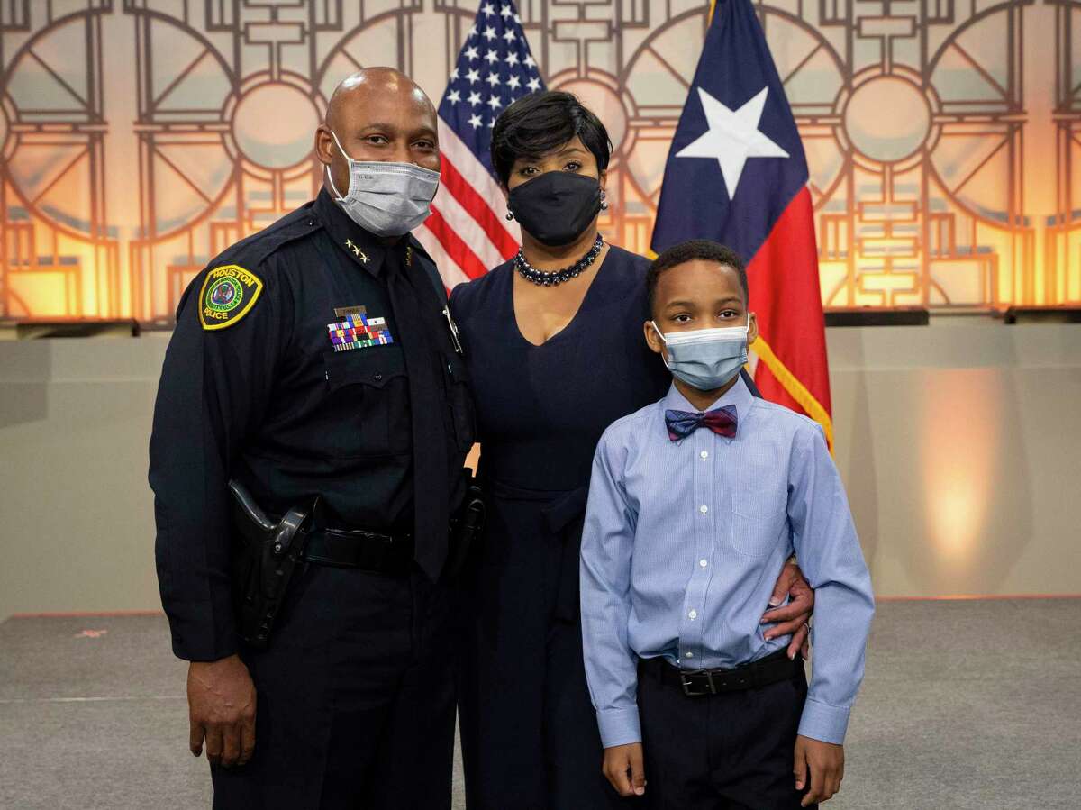 Houston Mayor Sylvester Turner announces Troy Finner as HPD's new chief