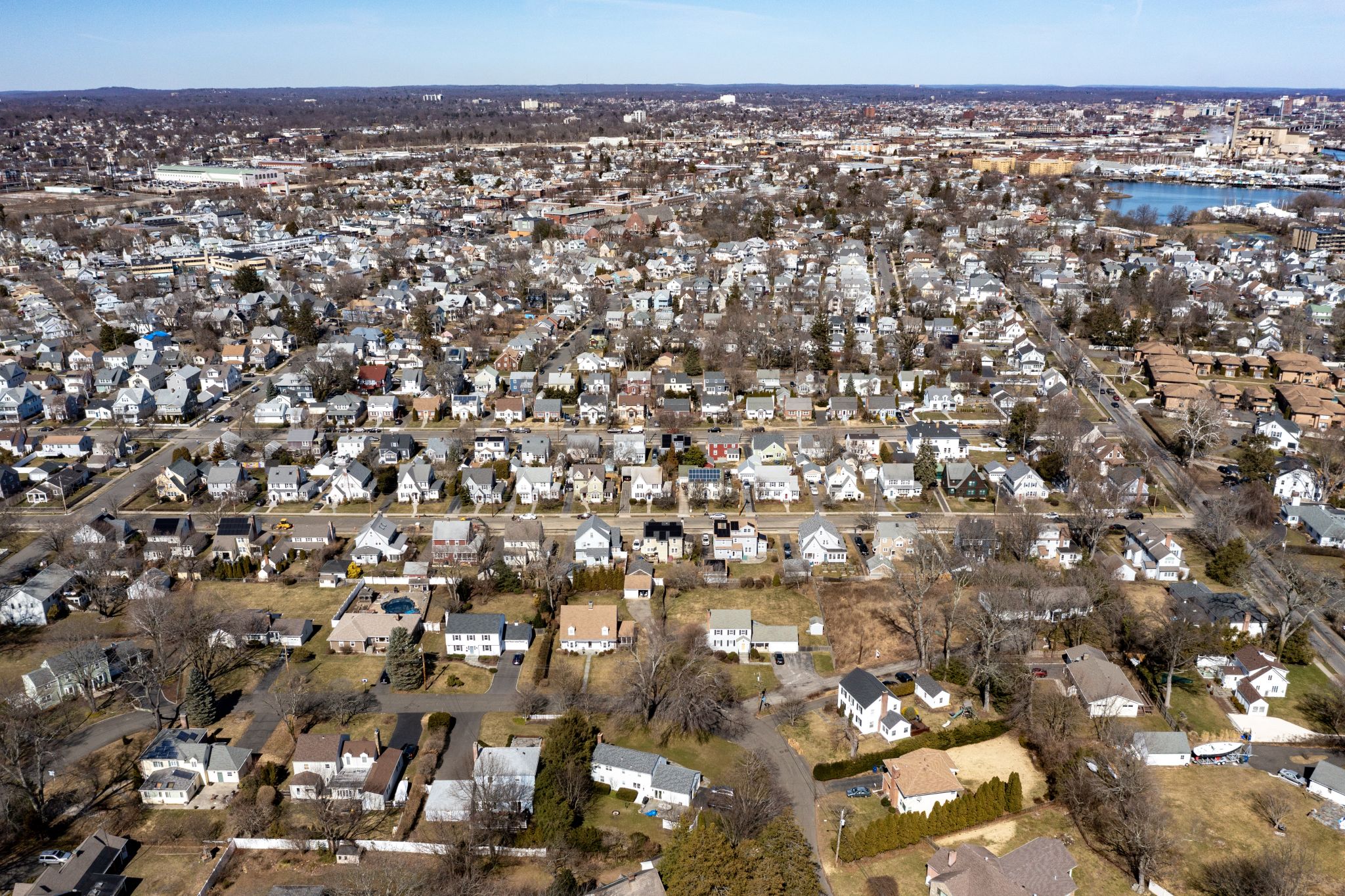 Drone photos show Bridgeport neighborhoods from above