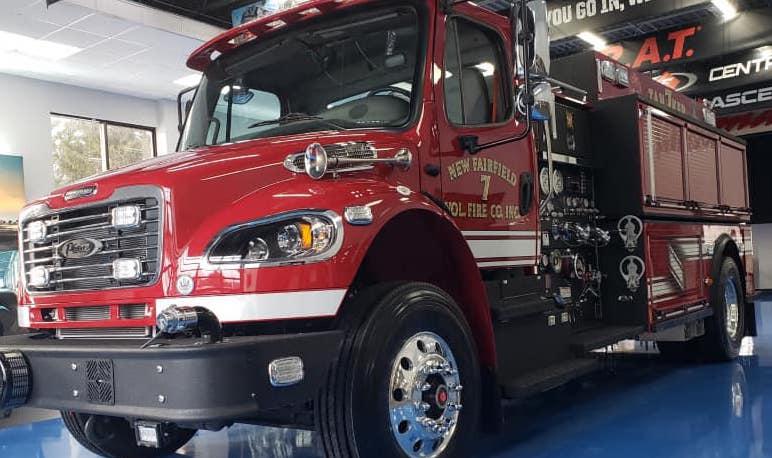New Fairfield replaces rusting fire truck with new, under budget, tanker