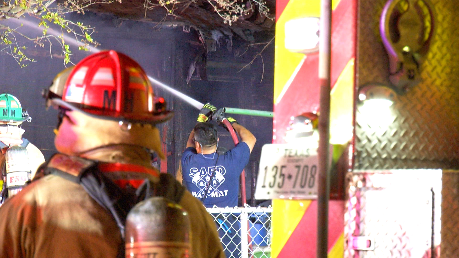 Firefighters discover the body of a woman after battling a house fire ...