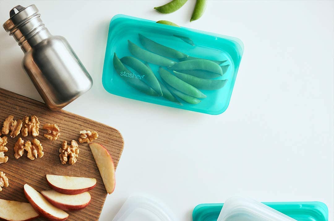 My favorite Stasher reusable bags are on sale on Amazon