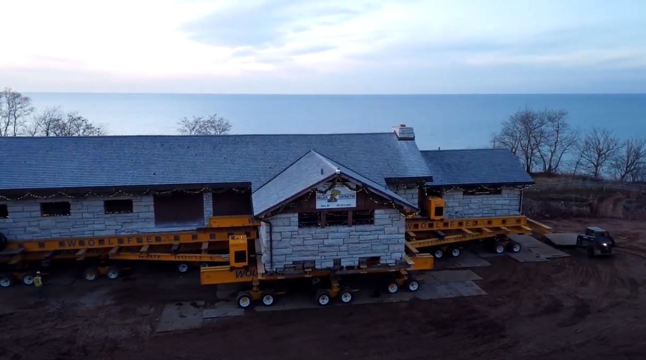 VIDEO: See what it takes to move a 850-ton building