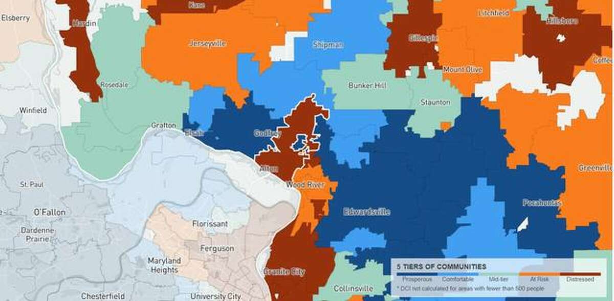 Madison County communities differ in levels of distress