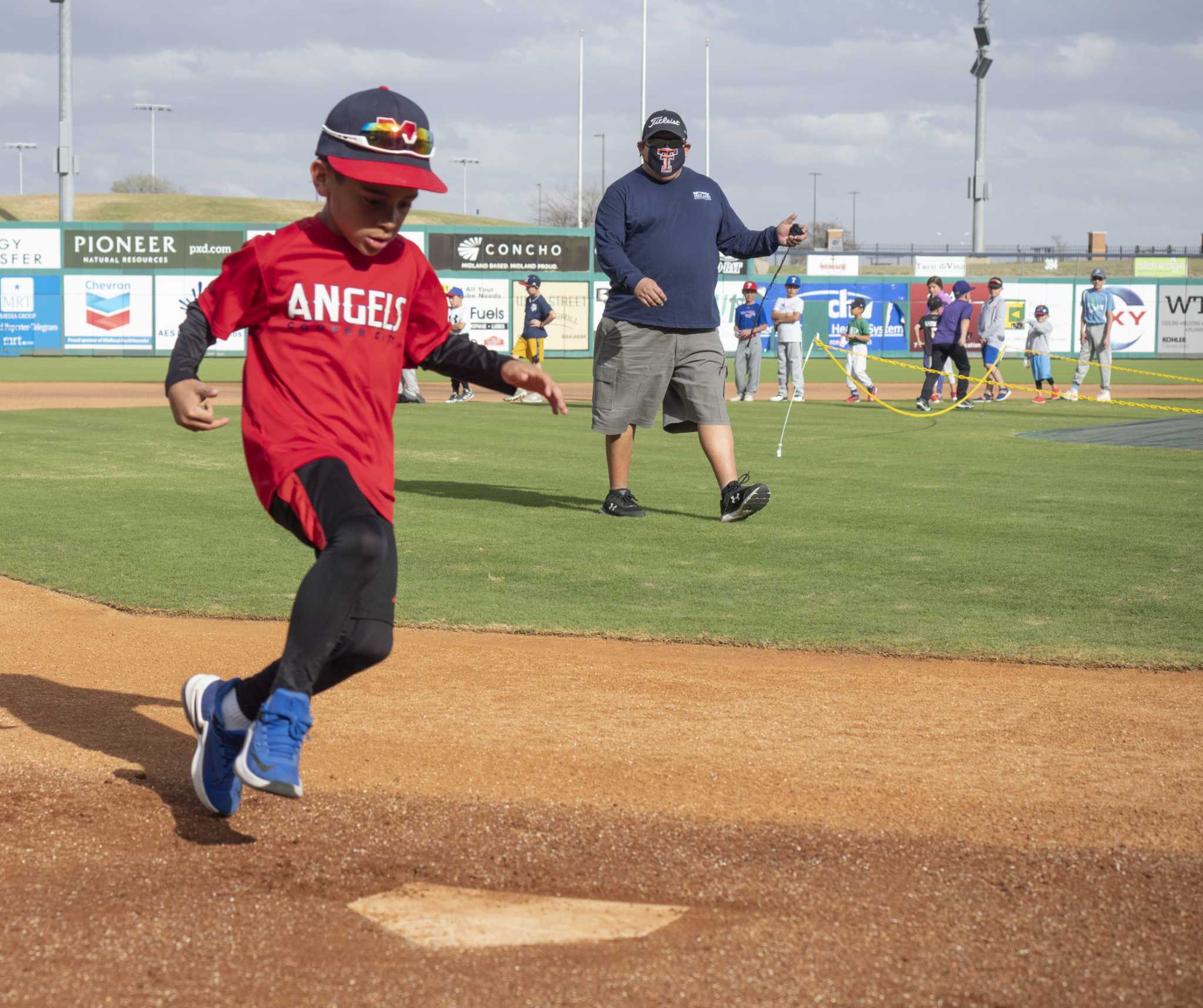 Scenes from MLB Pitch, Hit and Run Competition