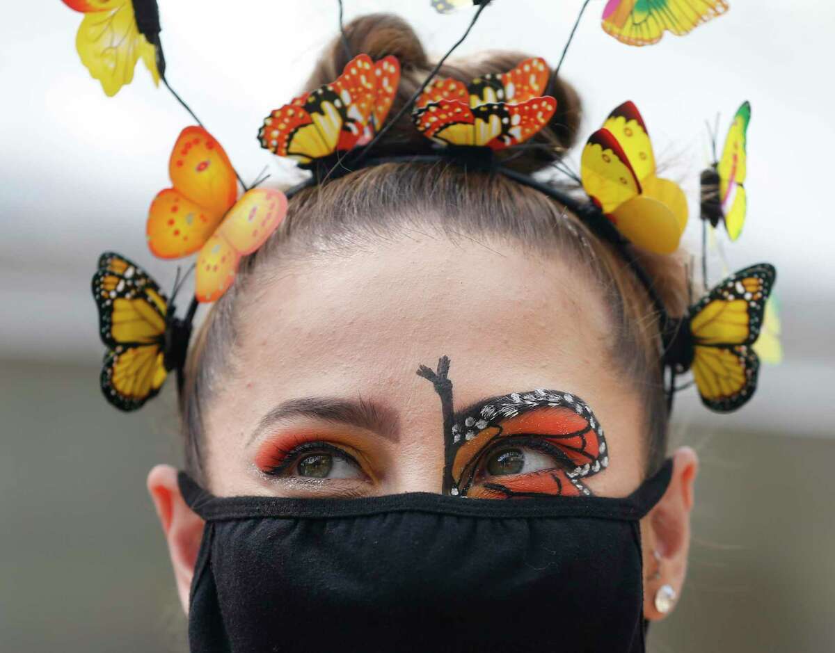 Monarch Butterfly Face Painting