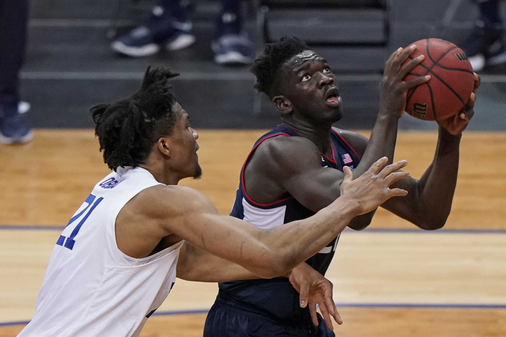For UConn’s Adama Sanogo, the future is bright — and outside the paint ...