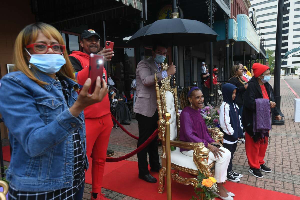 Community celebrates Guidry with parade