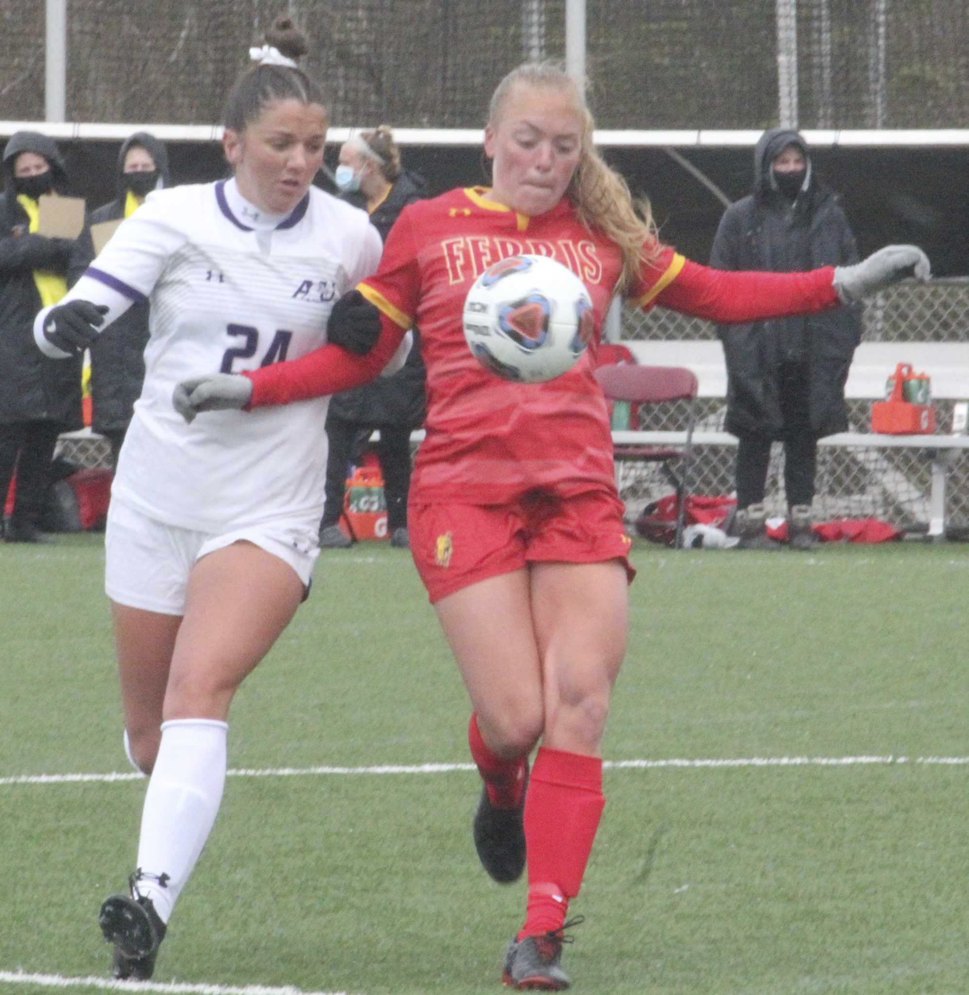 Spring soccer season agrees with Ferris State forward