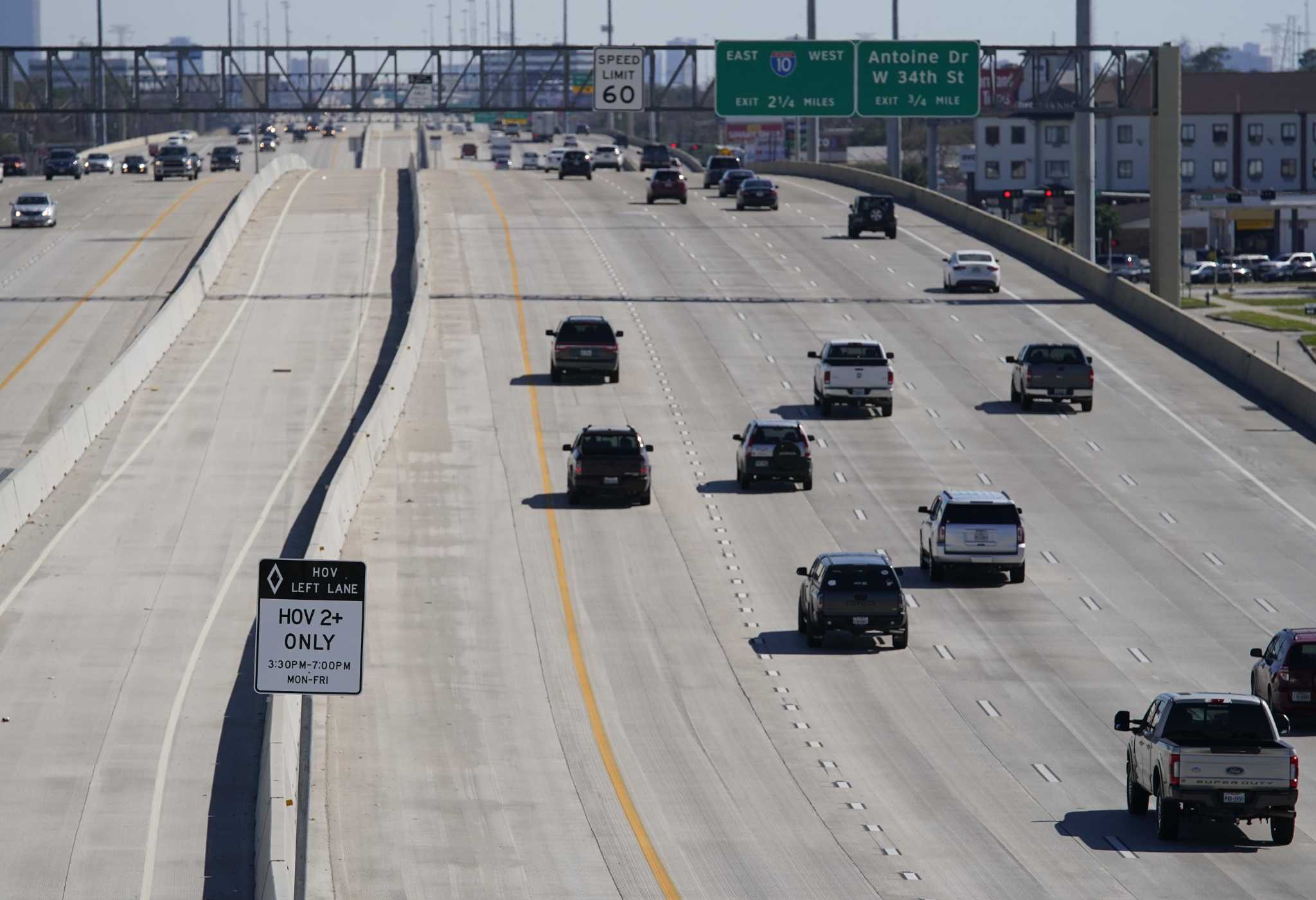 HOV lanes to close for weekend construction on US 59 and I-45 South