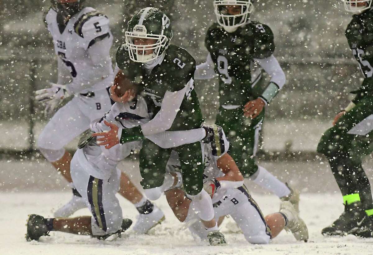 Snowy fun for Shenendehowa football team in win against CBA