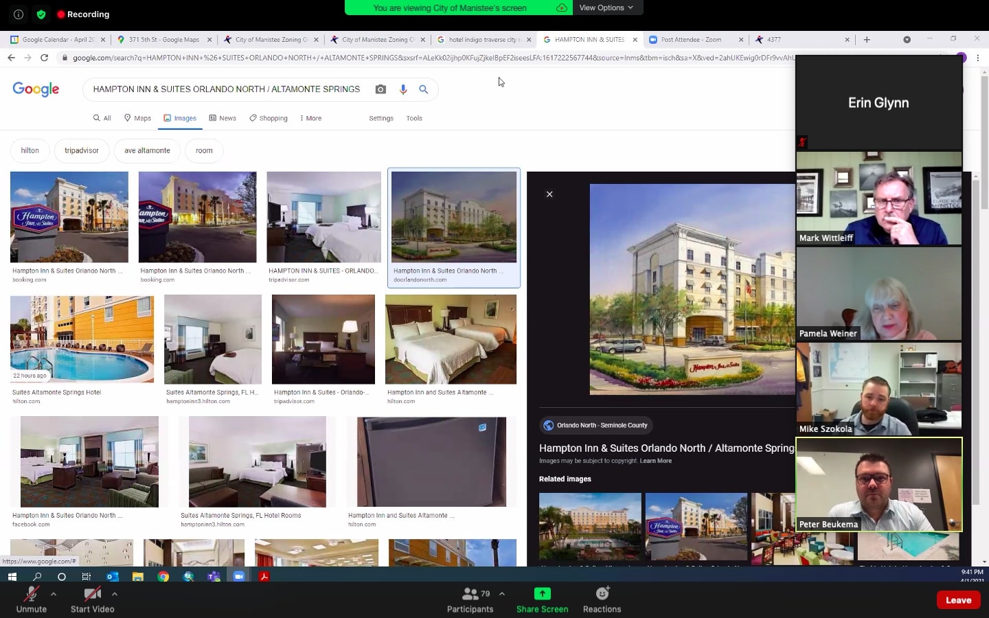 Why the Hampton Inn application is tabled