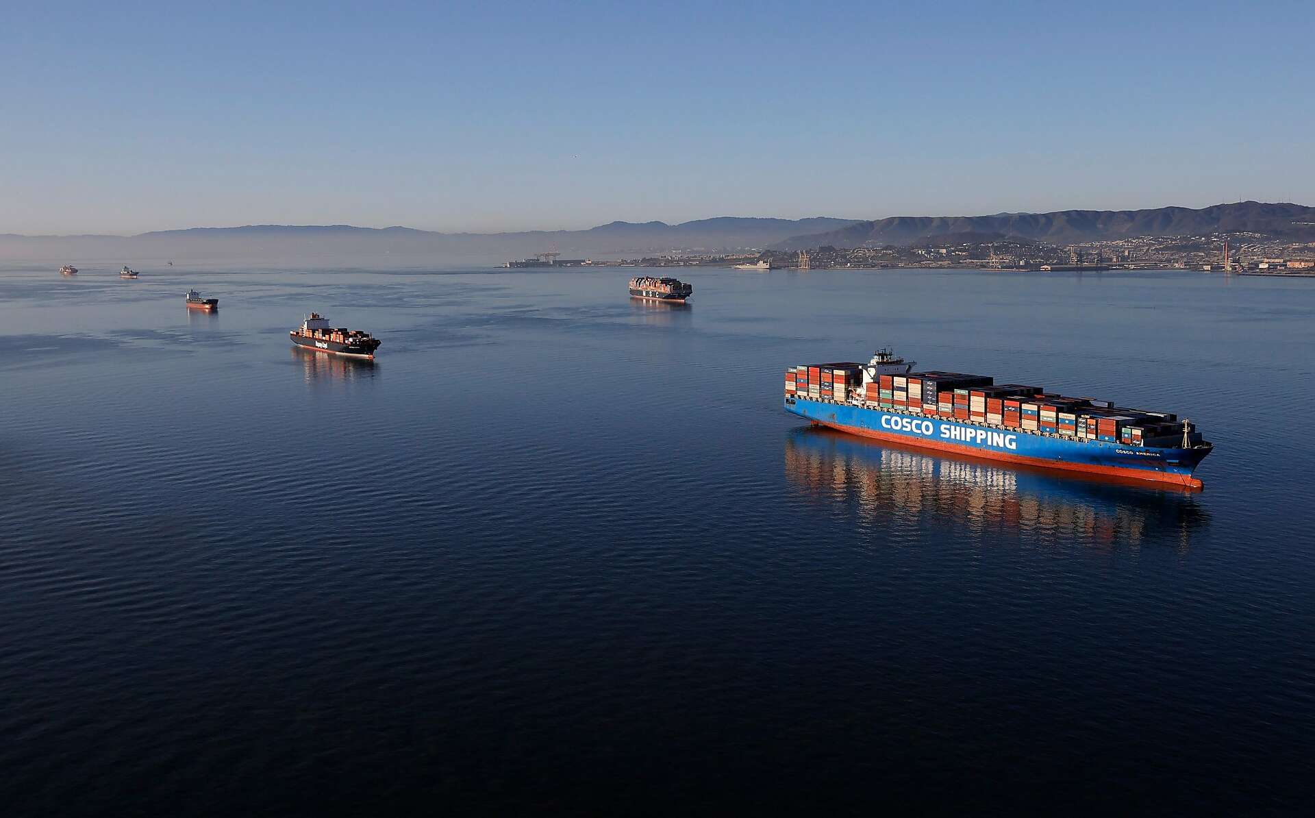 Forget highways, Bay Area’s biggest traffic jam right now is on the bay