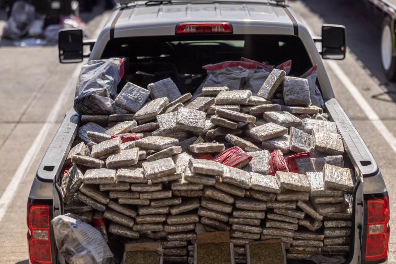 CBP officers seized more than 1,600 pounds of marijuana