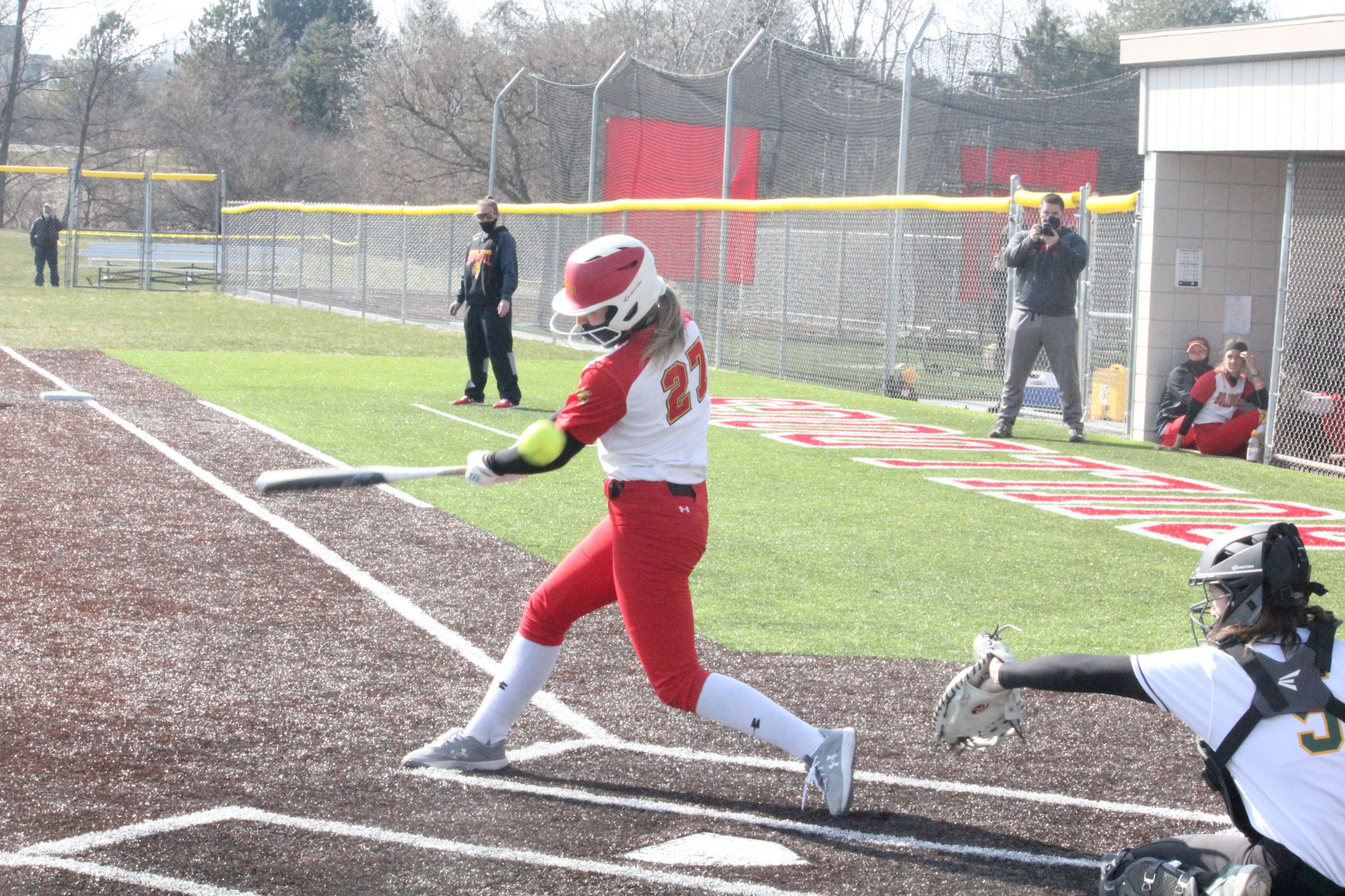 Ferris softball team earns first GLIAC win of season